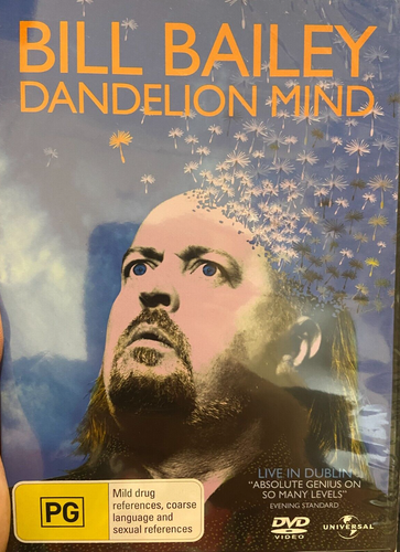 Bill Bailey Dandelion Mind New Sealed Region 4 Dvd Stand Up Comedy