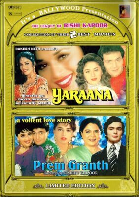 Yaraana & Prem Granth. 2 Bollywood Films mit Rishi Kapoor & Madhuri ...
