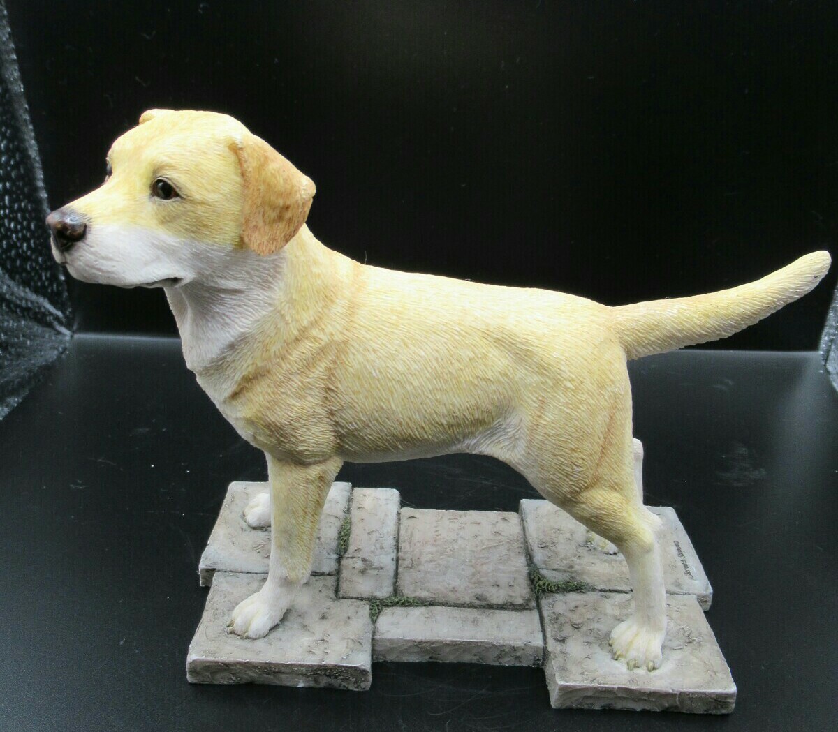 Sherratt & Simpson Handpainted Handcrafted Standing Golden Labrador Dog ...