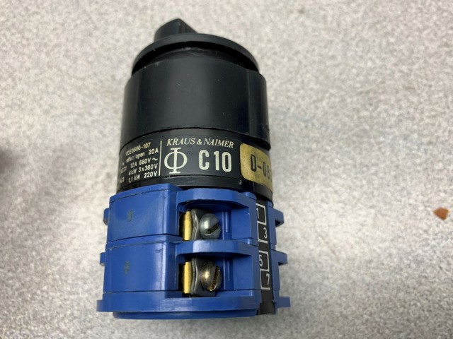 Kraus & Naimer B18 Rotary Switch VDE 0660-1/bs5419 for sale online | eBay