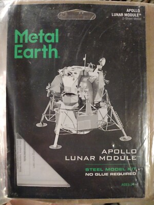 Fascinations Metal Earth Apollo Lunar Module 3D Laser Cut Steel Model ...