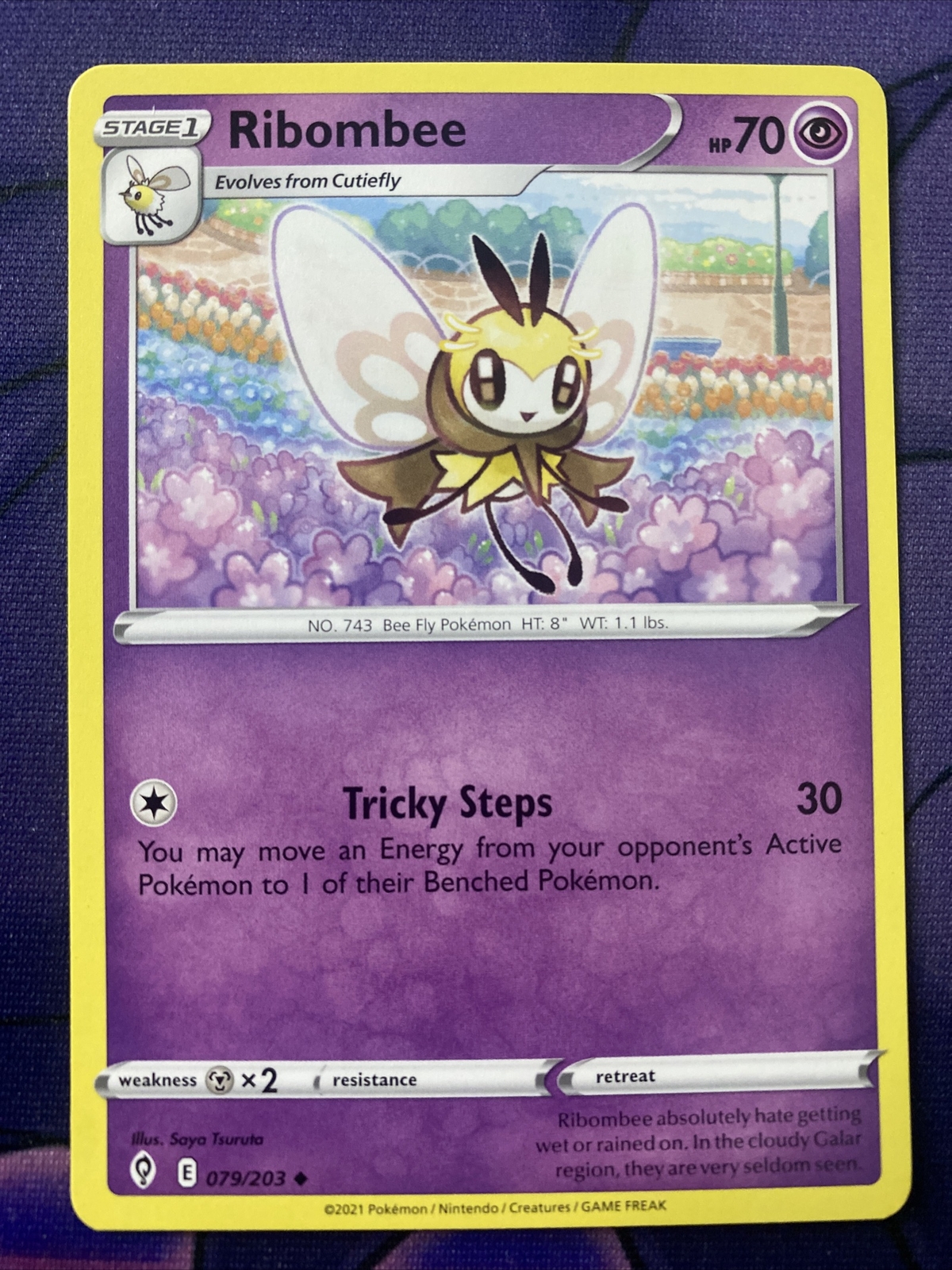 Pokemon TCG Evolving Skies Ribombee 079/203 | eBay