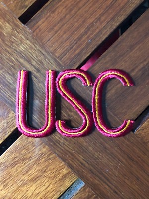 NCAA USC UNIVERSITY OF SOUTHERN CALIFORNIA TROJANS IRON ON PATCH 3 1/2 ...