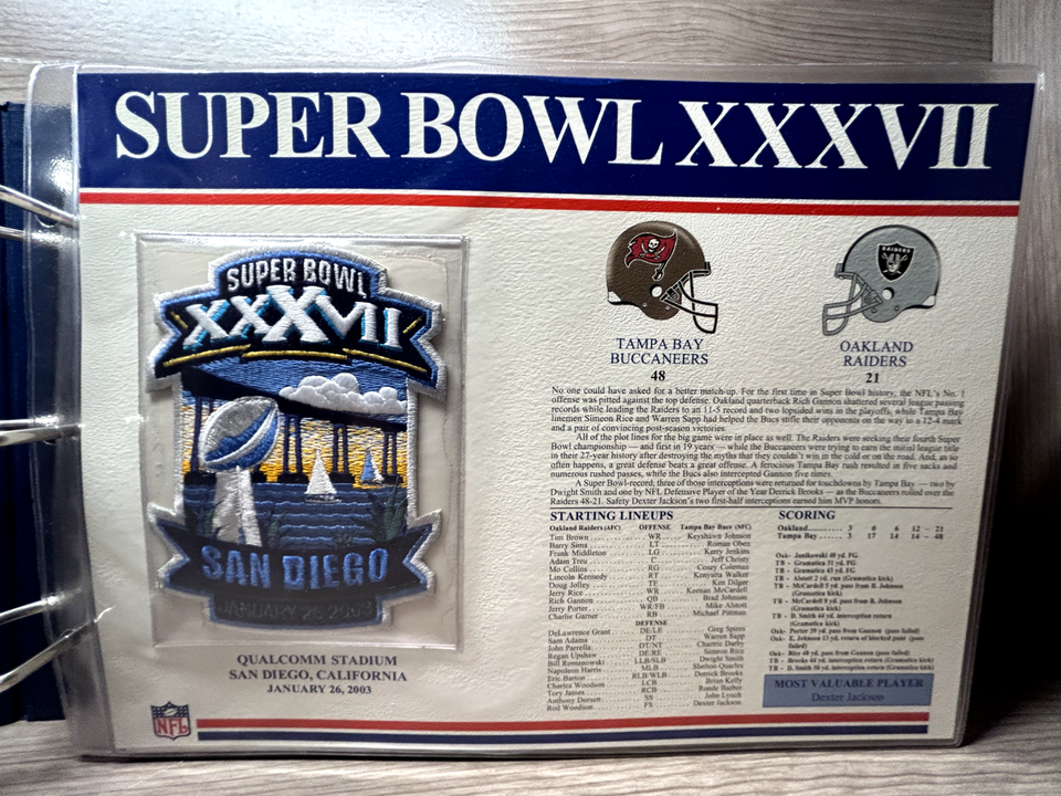 Official NFL Super Bowl Patch Collection Willabee & Ward - Lot of 23 ...