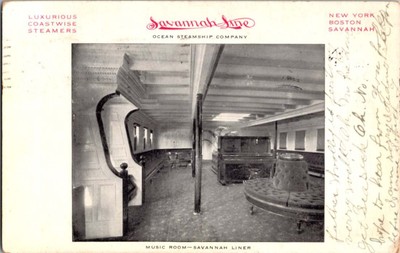 Cruise Ship Boat - Featured on Great Vintage Nautical Postcard a/23 ...