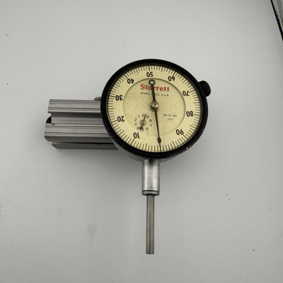 Starrett 25-441 Dial Drop Indicator: 1" Range, 0-100 Reading ...