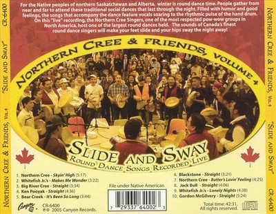 NORTHERN CREE SINGERS - NORTHERN CREE & FRIENDS, VOL. 4: SLIDE AND SWAY ...