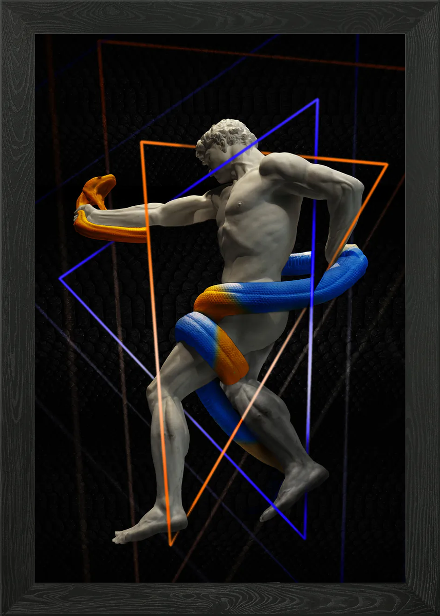 My demons Framed Wall Art Poster Canvas Print Picture | eBay UK