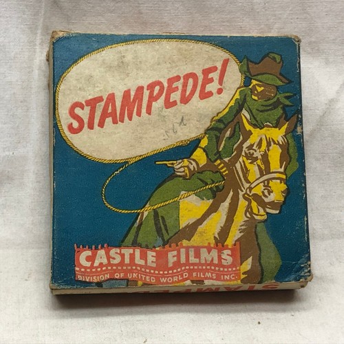 Vintage 16mm Castle Films Reel Stampede Western Cowboy Movie No. 551 | eBay