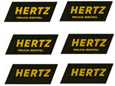Nylint Hertz truck rental water slide decal set WITH TRACKING | eBay