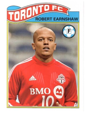 2013 Topps MLS Soccer 1978 EPL Footballer ROBERT EARNSHAW Toronto FC | eBay