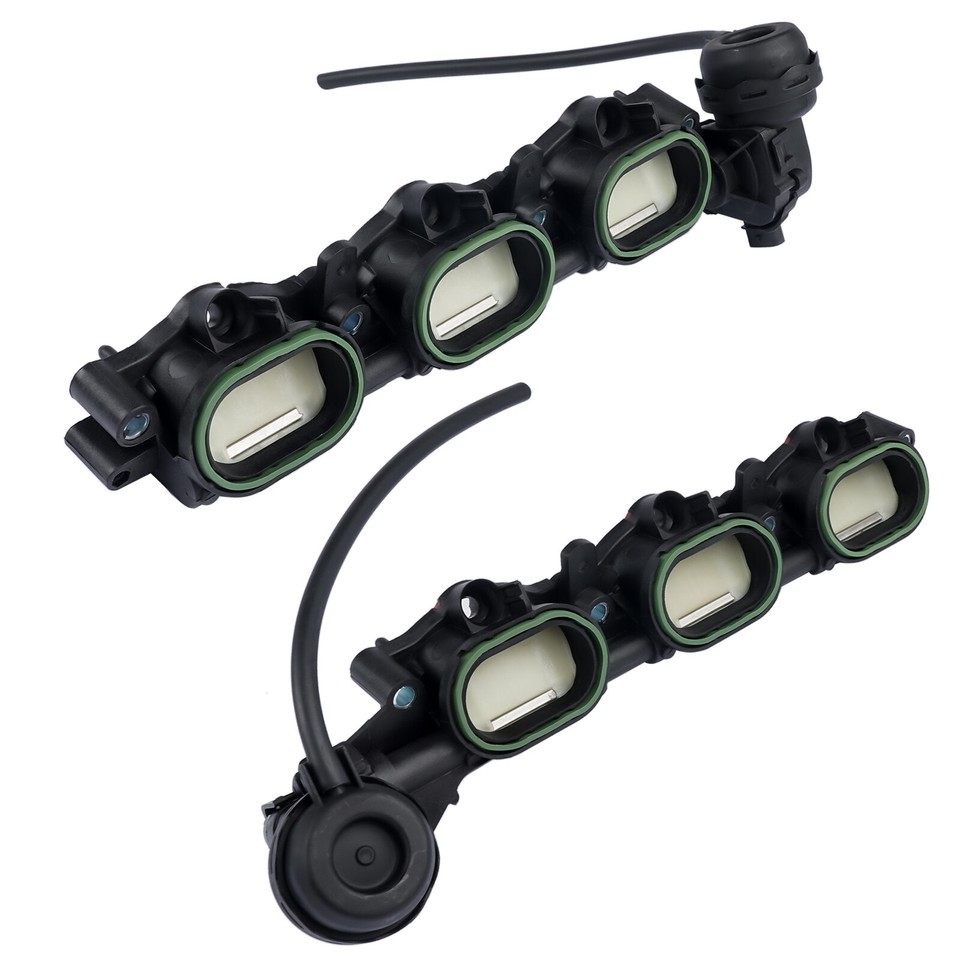 Pair Intake Manifolds For 16-19 Audi A6 A7 A8 Q7 3.0T 06E133109BC ...