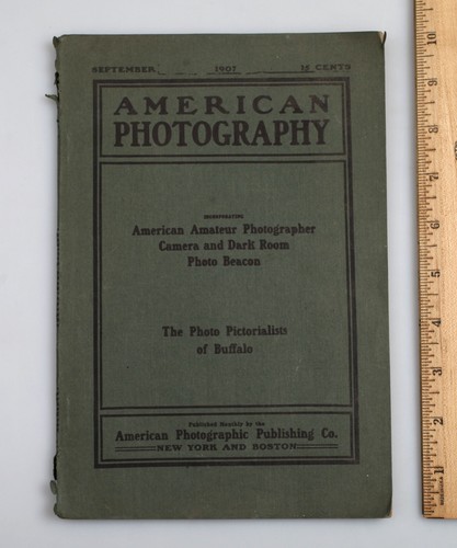 Vintage American Photography Magazine September 1907 | eBay