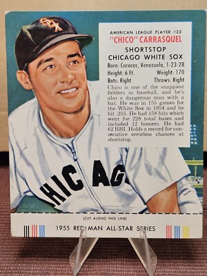 1955 Red Man #23 Chico Carrasquel | eBay