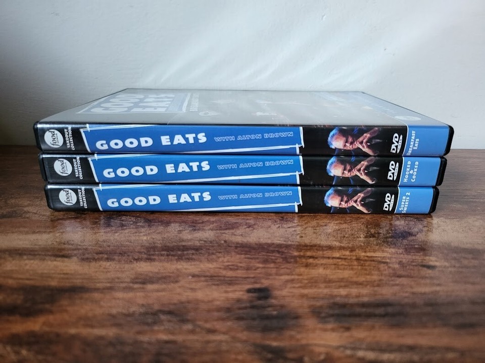 Good Eats Takeout Collection DVDs - Breakfast Eats, Hooked & Cooked ...