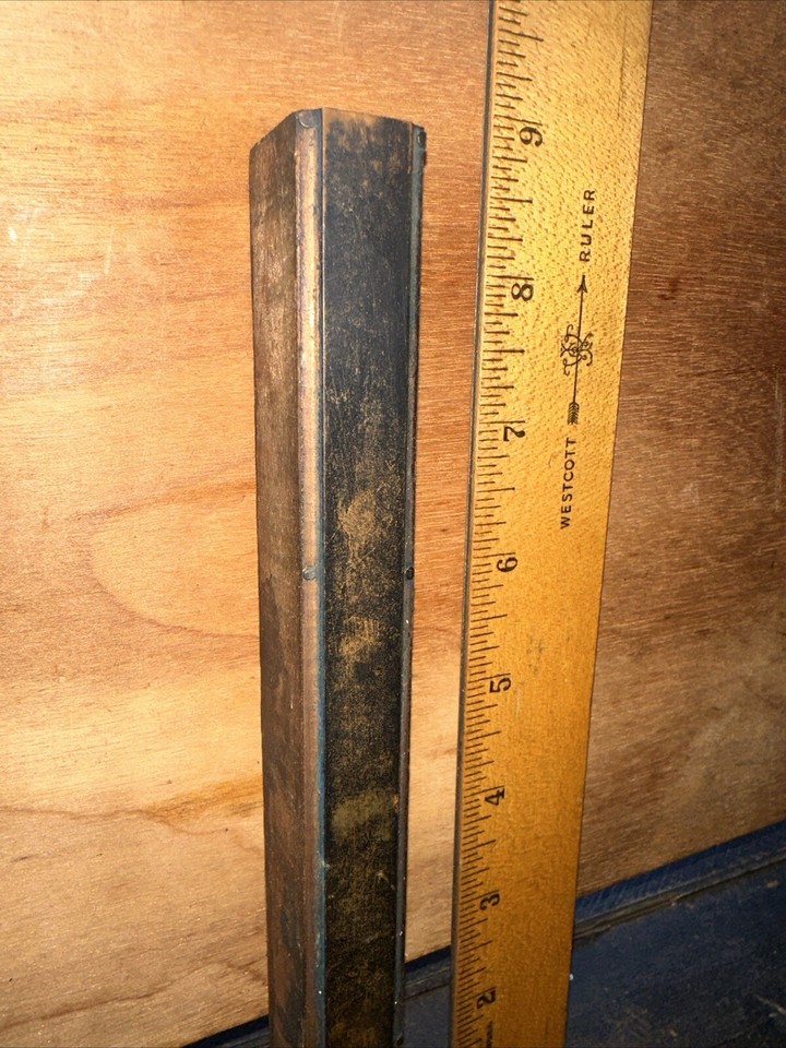 Printing Block Long Background Border Rectangle Copper Face | eBay