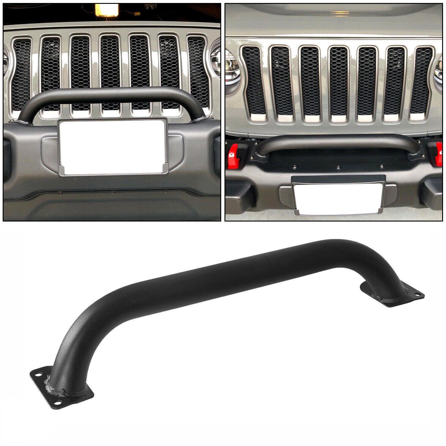 Grille Winch Brush Guard Bull Bar For Jeep Wrangler Gladiator JL JT ...