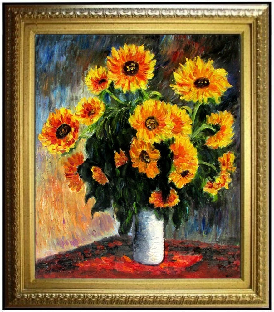 Original Monet Sunflowers