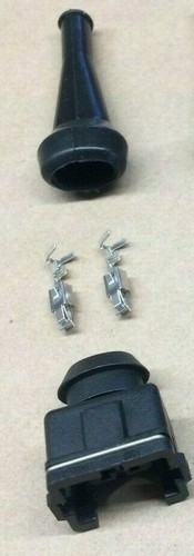 Bosch EV1 Style Fuel Injector Connector w/Terminals & Boot (S-697 ...