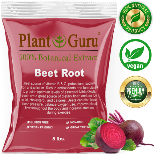 Red Beet Root Powder 5 lbs. Bulk Beta Vulgaris Nitric Oxide Extract ...