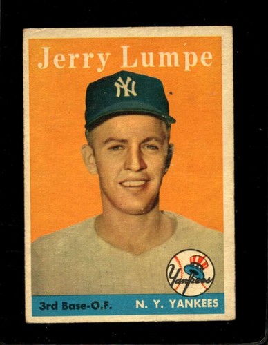 1958 TOPPS #193 JERRY LUMPE VG (RC) YANKEES *NY9691 | eBay