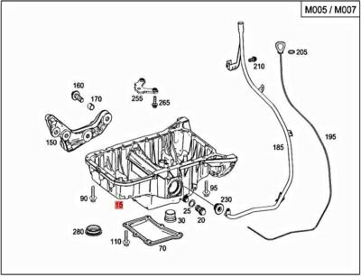 Genuine MERCEDES Oil pan 2720102001 | eBay