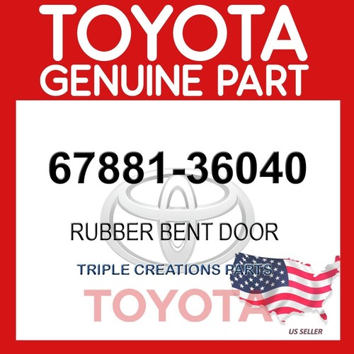 GENUINE Toyota 67881-36040 WEATHERSTRIP, BACK DOOR 6788136040 OEM | eBay