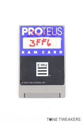 Emu Proteus MPS RAM Sound Card Cartridge expansion patch storage ...
