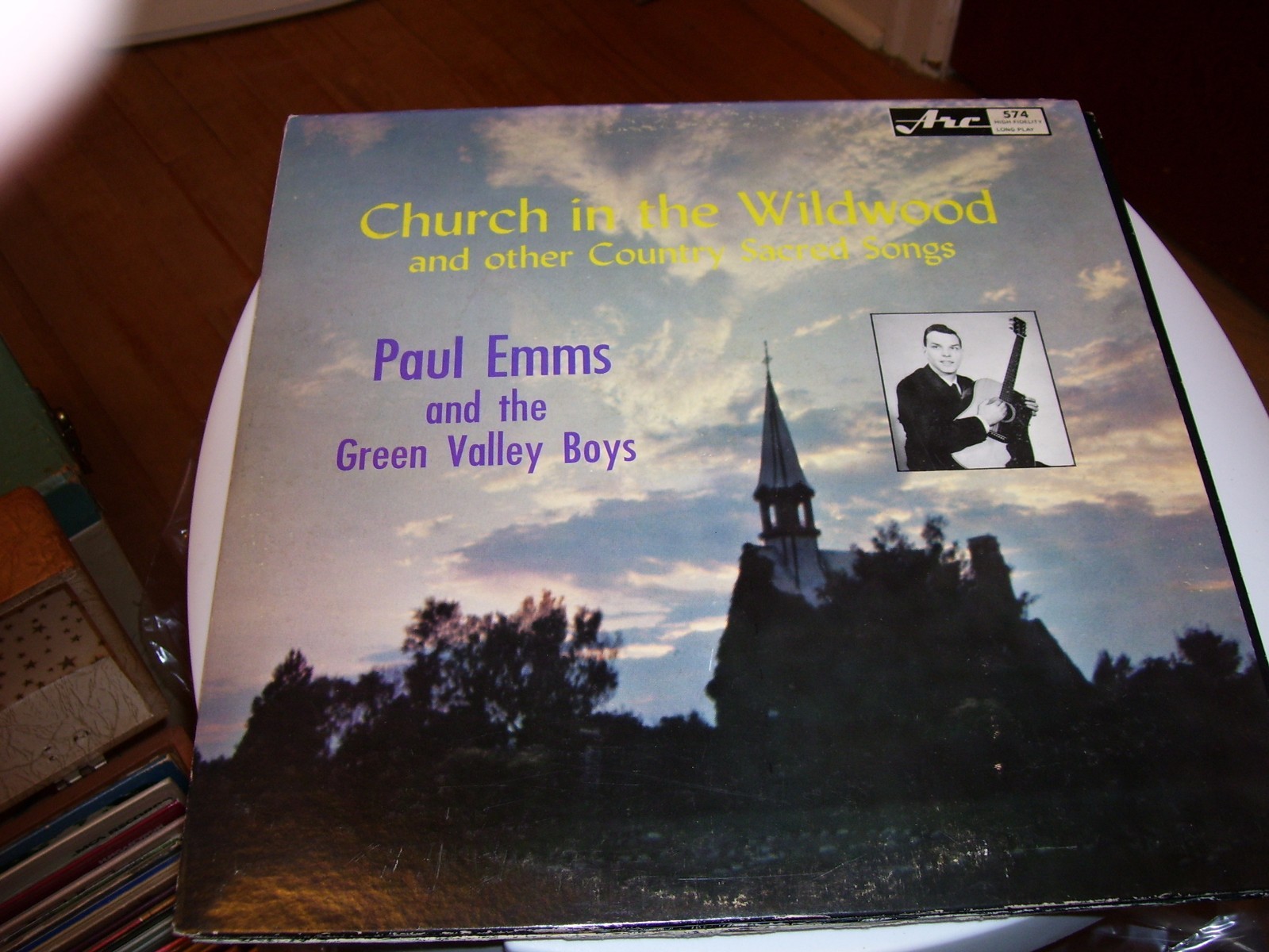 PAUL EMMS & THE GREEN VALLEY BOYS-CHURCH IN THE WILDWOOD-GOSPEL-LP-NM ...