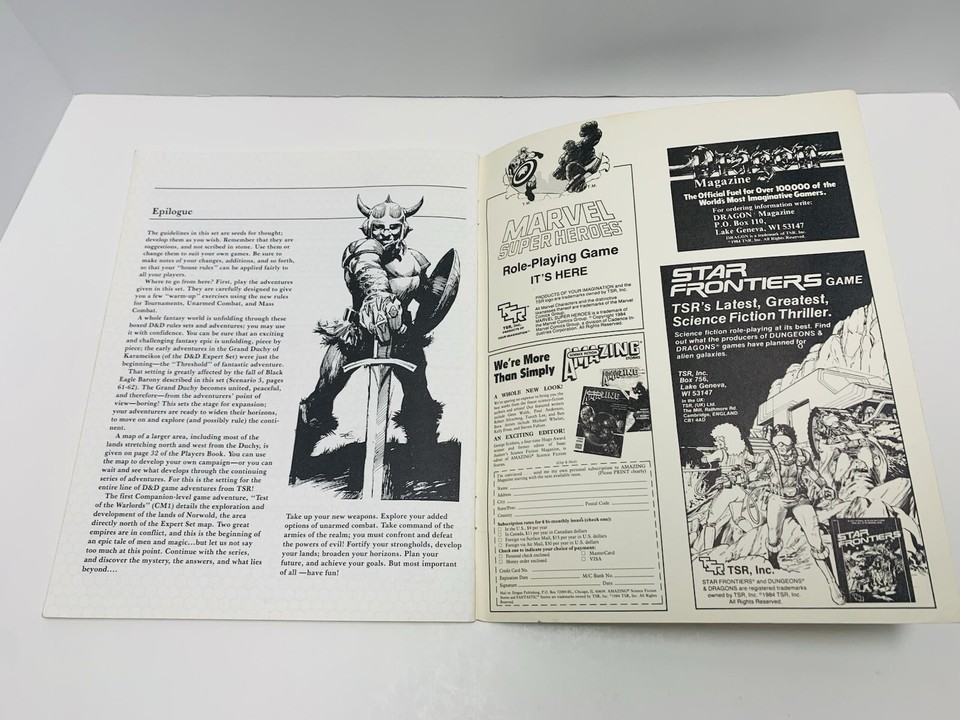 Dungeons & Dragons Dungeon Masters Companion: Book Two 1st Printing ...