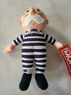 Monopoly Plush Mr. Monopoly Plush Hasbro Gaming Toy Get Out Of Jail ...