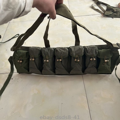 Surplus Vietnam War Chinese Type 63 Auto Chest Rig Ammo Pouch Military ...