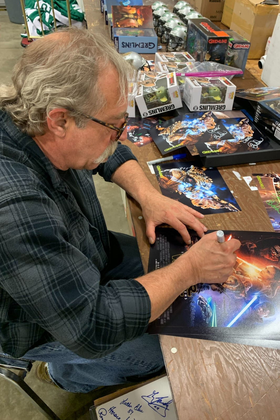 Mark Dodson SIGNED Star Wars Force Awakens 11x14 Photo "Cratinus" EXACT ...