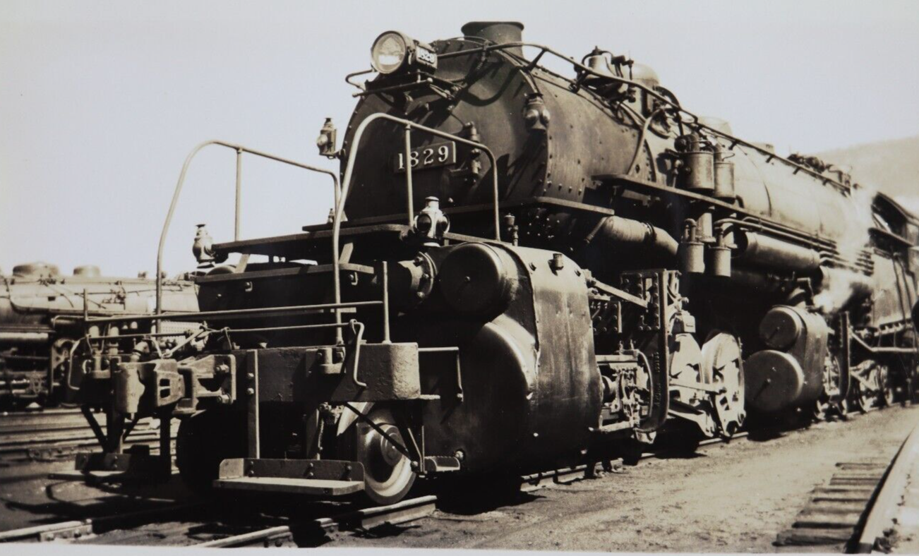 Vtg Train Photo 1829 Steam Engine Reading RR 2-8-8-2 Gordon PA P00173 ...
