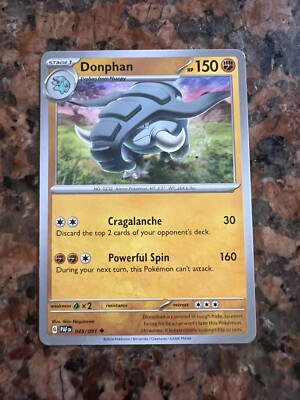 Pokémon TCG Donphan Scarlet & Violet: Paldean Fates 049/091 Regular ...