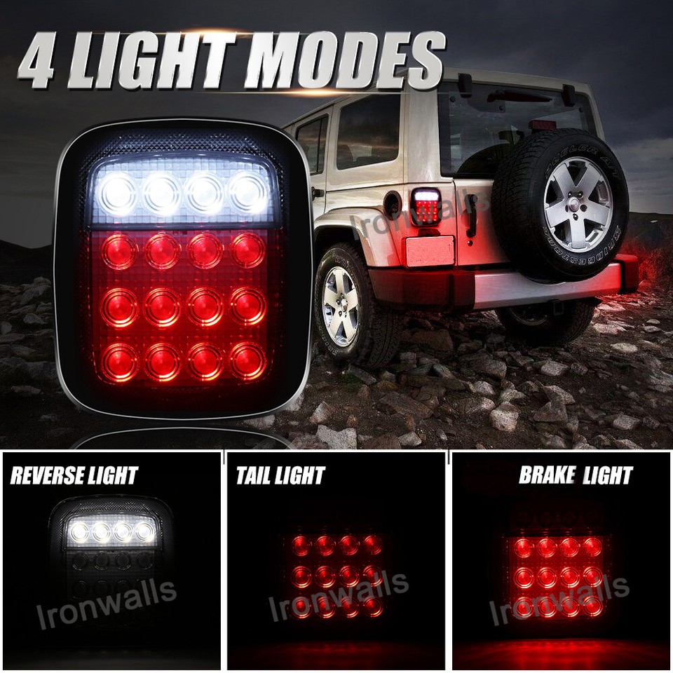 Truck Trailer Lorry LED Tail Light Reverse Bakcup Brake for Kenworth ...