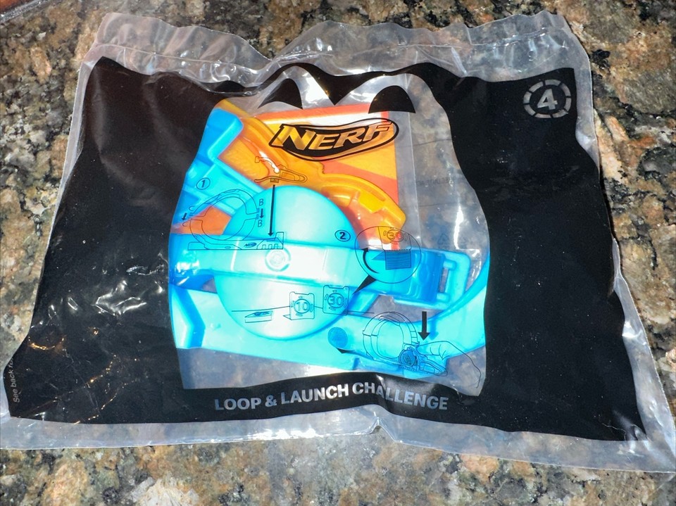 NERF McDonald’s Happy Meal Toy Loop And Launch Challenge #4 New | eBay