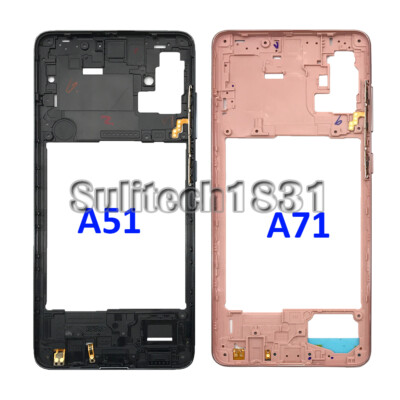 For Samsung Galaxy A51 A71 A20 A50 Housing Middle Frame Bezel Middle ...
