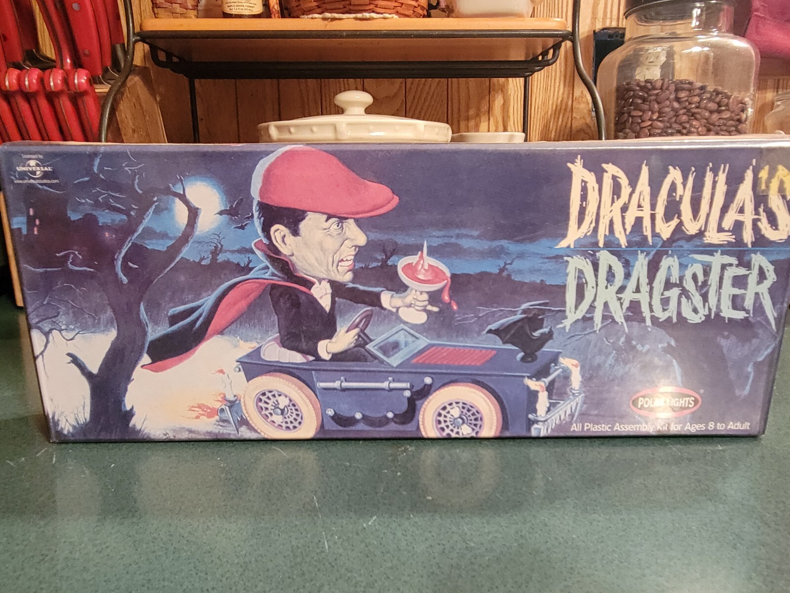 Dracula's Dragster Plastic Model Kit Polar Lights Reissue Of Aurora ...