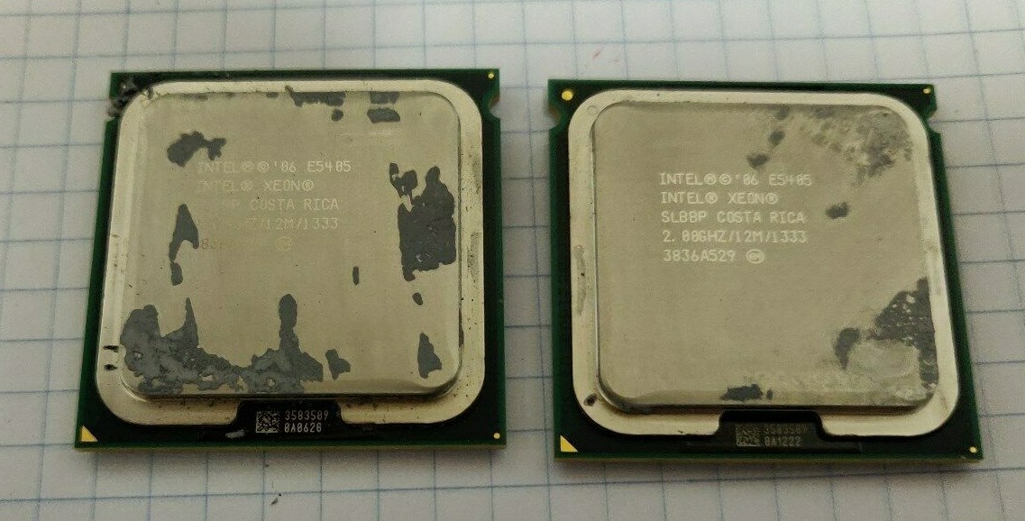 5x Intel Xeon E5405 SLAP2 SLBBP 2GHz 12M 1333MHz Quad-Core LGA771 ...