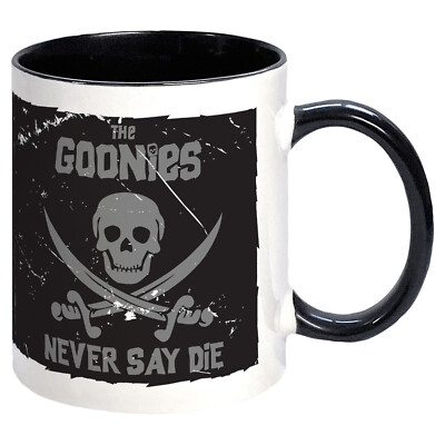 Goonies Never Say Die Mug Gift Boxed Tea Coffee Cup 80s Retro Movie ...