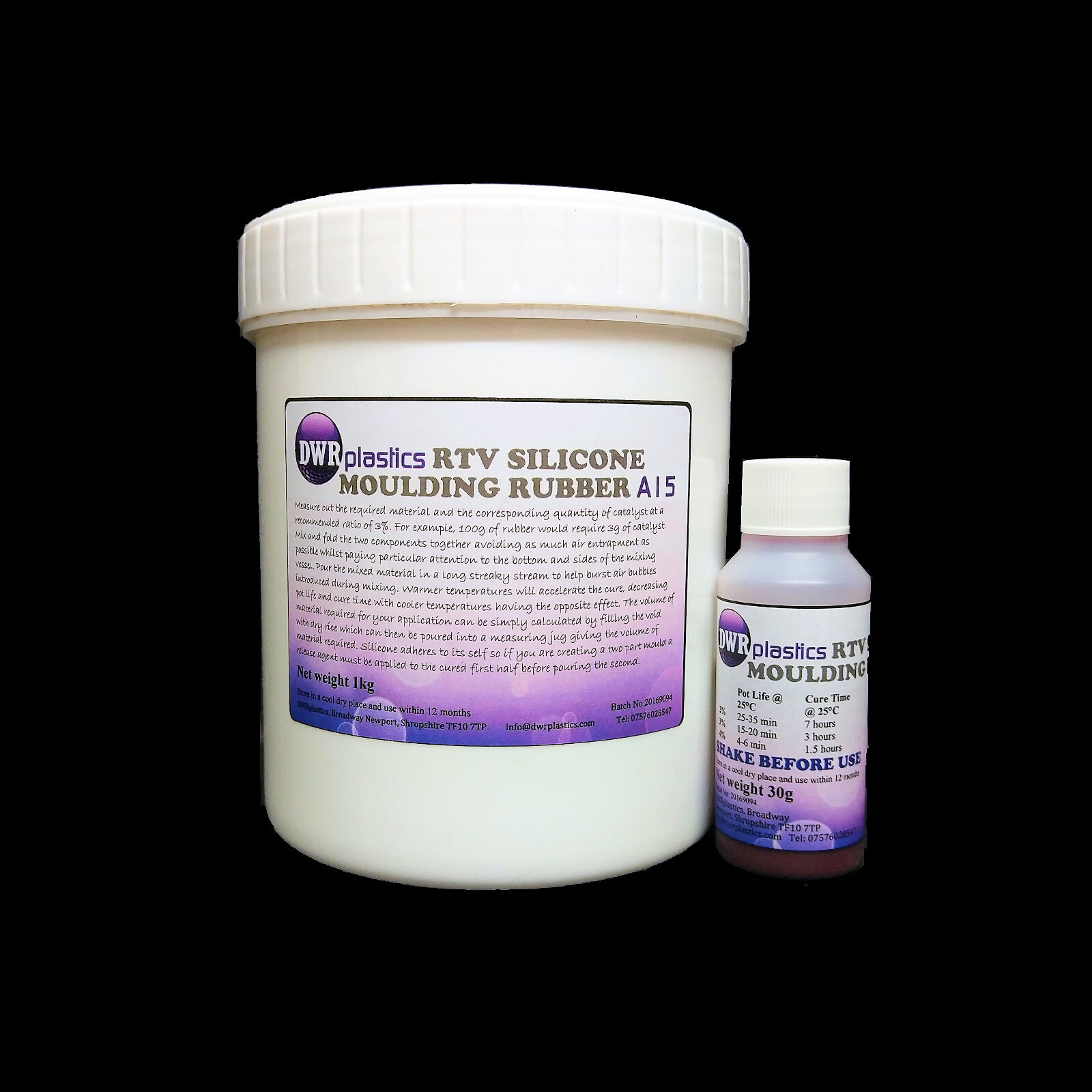 *Soft* High Quality RTV Silicone Moulding Rubber 1.03kg kit Shore A15 ...