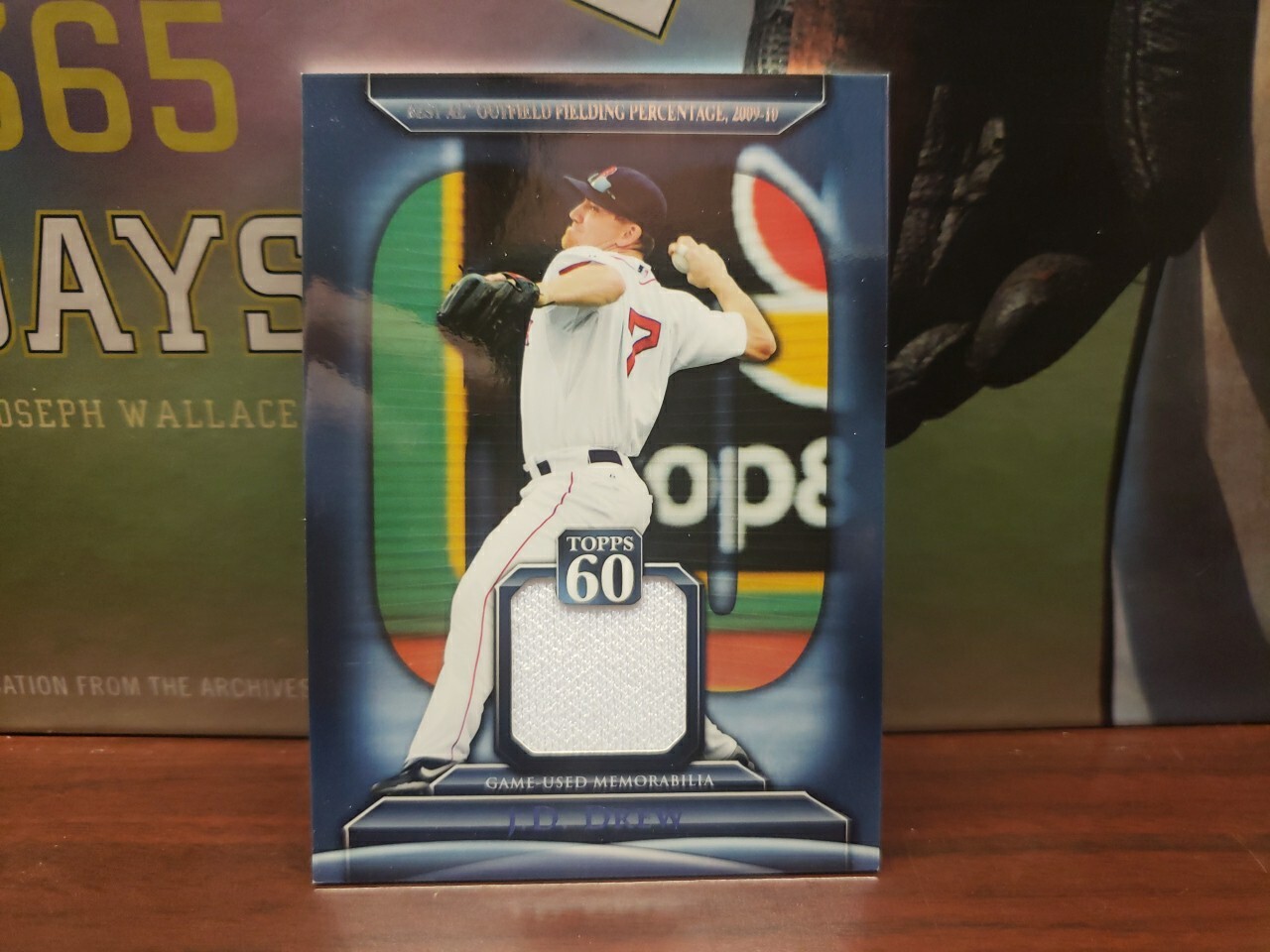 2011 TOPPS SERIES 2 TOPPS 60 RELIC#T60R-JDD J.D.DREW JERSEY CARD Red ...