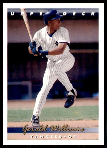 1993 Upper Deck. Gerald Williams Baseball Cards #360 | eBay