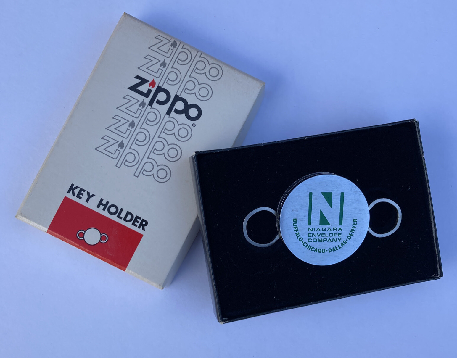 Zippo Lighter Co. Collectible Key Holder Niagara Envelope Company NIB ...