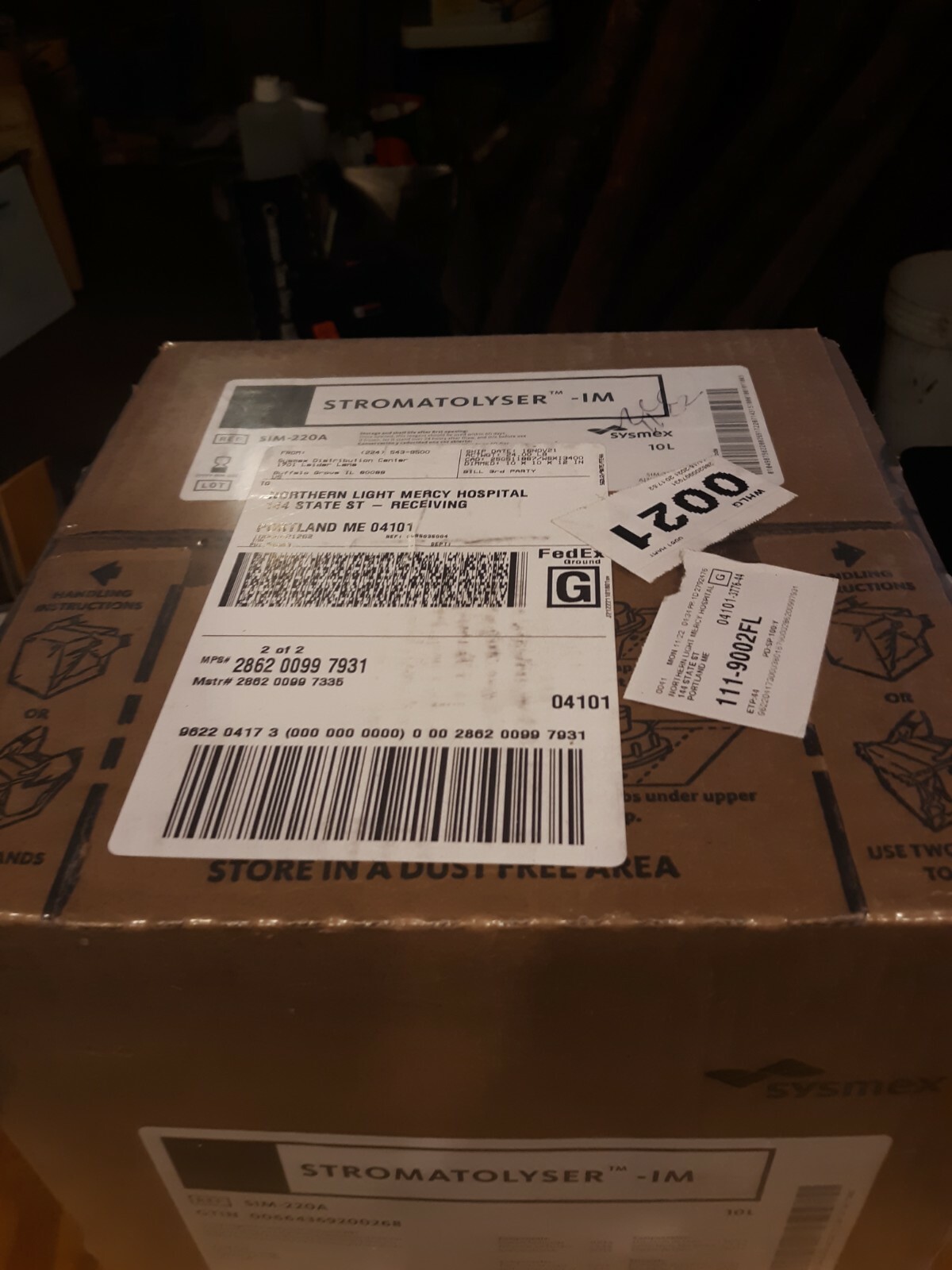 Sysmex SIM-220A STROMATOLYSER 10L LYSING Reagent NOT EXPIRED WBC for ...