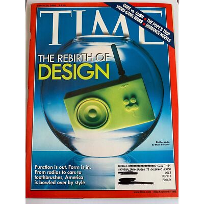 Vintage Time Magazine March 20, 2000 The Rebirth of Design | eBay