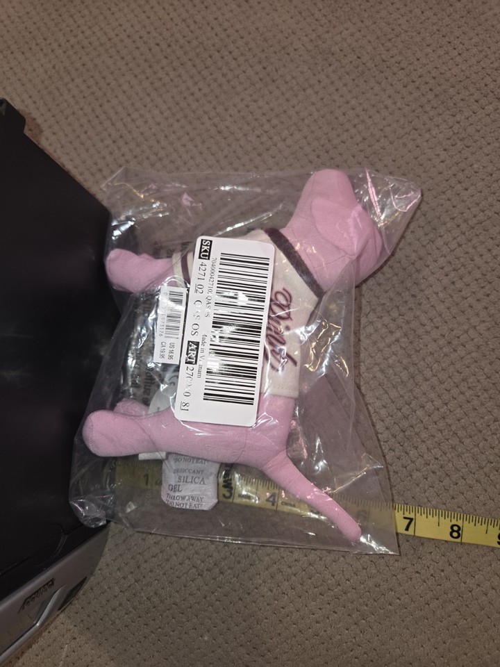 New Sealed Victorias Secret, PINK mini Dog Pink Friday, Varsity Dog | eBay