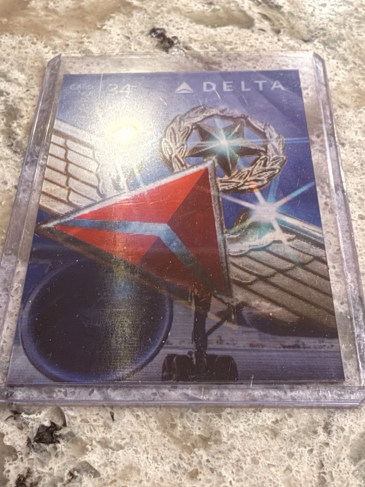 Delta Airlines B757 Aircraft Trading Card #34 2015 Holographic | eBay