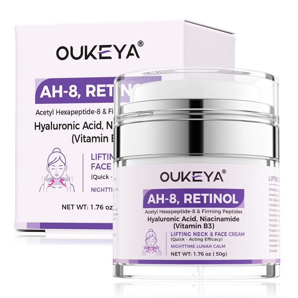 OUKEYA Retinol Neck & Face Cream Rapid Wrinkle Repair Regenerating ...